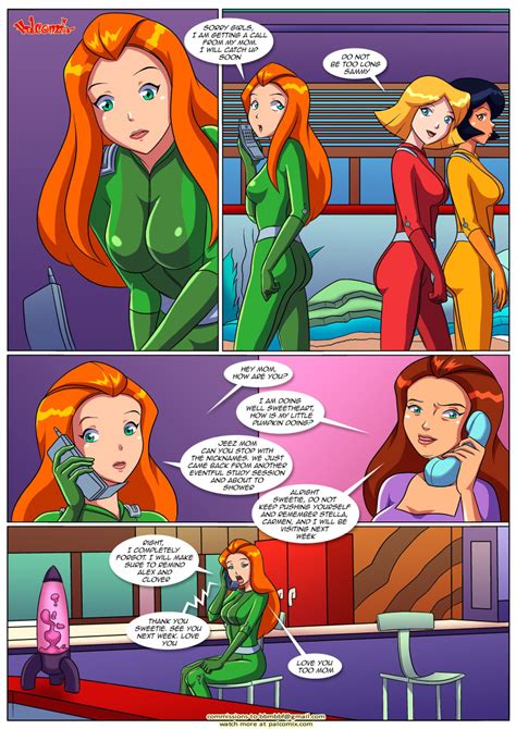 Rule 34 3 Bodysuits 4girls Alex Totally Spies Bbmbbf Bodysuit Chair Clothing Clover Totally