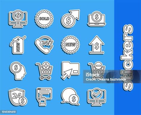 ตั้งสายจอคอมพิวเตอร์ ลบตะกร้าสินค้า การเติบโตทางการเงินและเหรียญ การสนับสนุนทางโทรศัพท ภาพประกอบ