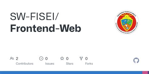 GitHub SW FISEI Frontend Web