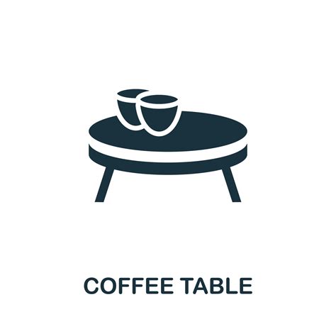 Coffee Table Icon Simple Illustration From Furniture Collection