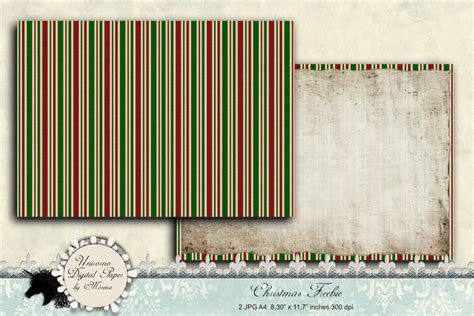 Christmas Scrapbook Paper Freebie Graphic By Unicorno Digital Paper