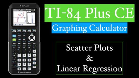 Statistics Making A Scatter Plot Using The Ti 8384 43 Off