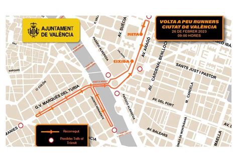 Calles cortadas al tráfico y líneas de la EMT afectadas en Valencia por