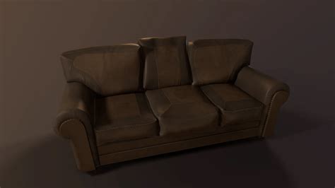 Living Room PBR Models FlippedNormals