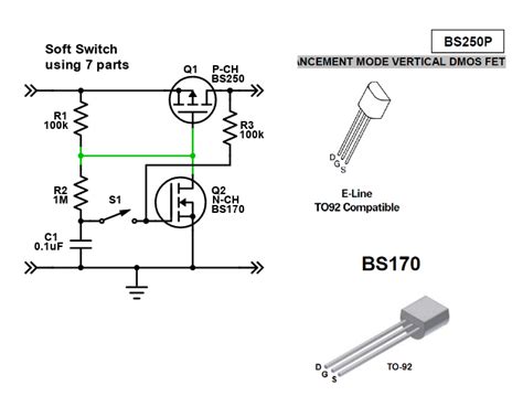 Scheme It Simple Onoff Latching Mosfet Soft Power Switchtoggle