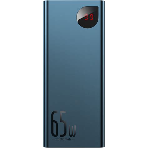 Універсальна мобільна батарея Baseus Adaman Metal 20000mAh PD 65W USB