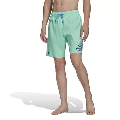 Mens Adidas Seasonal Floral Logo Classics Swim Trunks