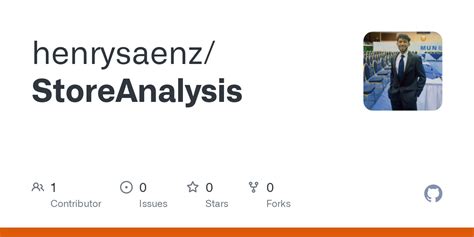 Github Henrysaenzstoreanalysis