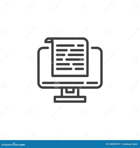 Computer Document Protection Vector Flat Cartoon Desktop Pc With