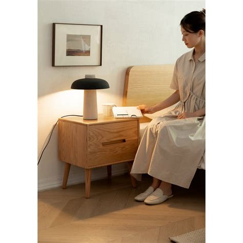 Aiden Bedside Table Oak Bedroom Side Tables By Hipvan Hipvan