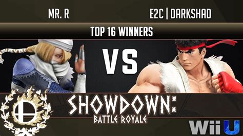 Showdown Battle Royale TOP WINNERS Mr R Sheik Vs E C Darkshad Ryu YouTube