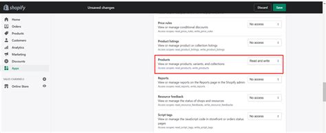 5 click on save and then click on create new private app