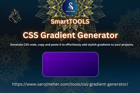 Css Gradient Generator Copy And Paste Stylish Gradients Css Code