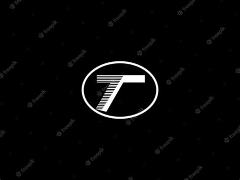 T 로고 디자인 프리미엄 벡터