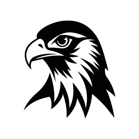 Ferocious Hawk Face Logo Template 50233748 Vector Art At Vecteezy