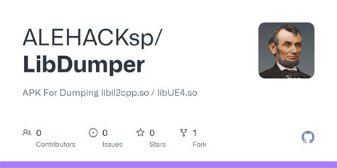 GitHub ALEHACKsp LibDumper APK For Dumping Libil Cpp So LibUE So