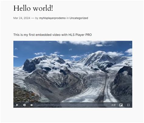 HLS Player PRO AWS CloudFront Kinesis HLS Video Js Player For WordPress