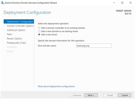 Cài Đặt Và Cấu Hình Dịch Vụ Active Directory Trên Windows Server 2022 Primary Domain Controller
