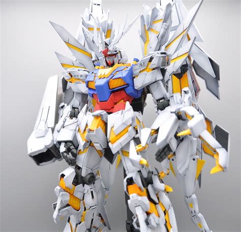 1 60 Pg Perfectibility Unicorn Gundam Custom Color Scheme Built And
