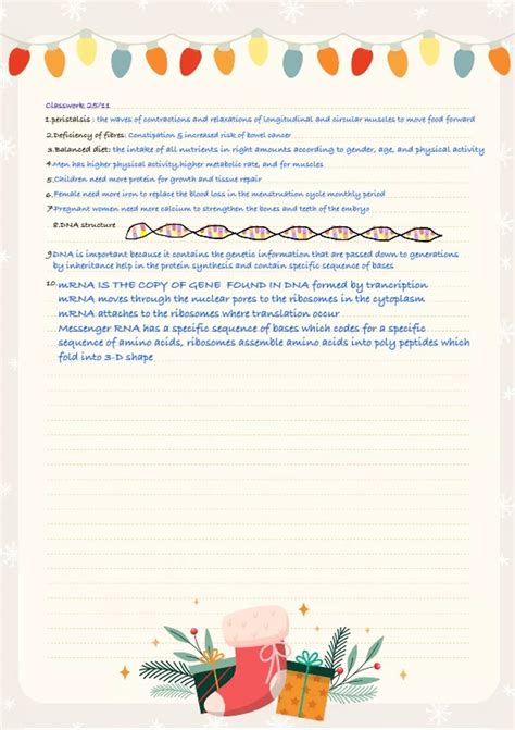 Summary Balanced Diet And Protein Synthesis In 0610 Cambridge Igcse