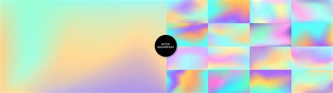 배경을 흐리게 설정합니다 홀로그램 부드러운 여러 가지 빛깔의 질감 홀로그램 배경입니다 파스텔 흐림 표지 또는 배너 디자인 트렌디한 포스터 디자인 로고 또는 텍스트 배경