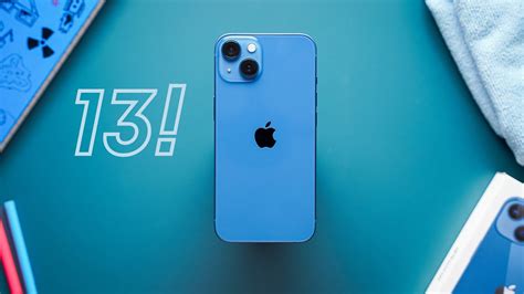 Iphone 13 Blue Colour Unboxing And Impressions Youtube