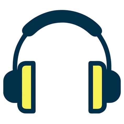 Icono De Los Auriculares Vector Premium