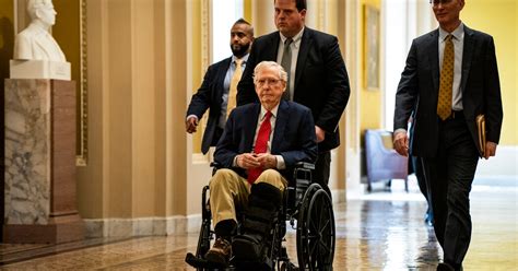 Senator Mitch Mcconnell Says He Wont Seek Re Election In 2026 The
