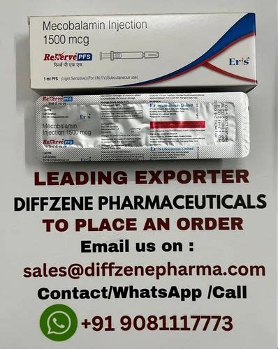 Mecobalamin Injection 1500 Mcg At ₹ 220 Box Methylcobalamin Injection In Bardoli Id