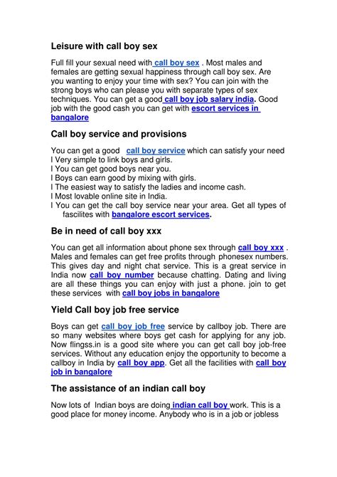 PPT Call Babe Job Bangalore Honeyed Affection PowerPoint Presentation ID