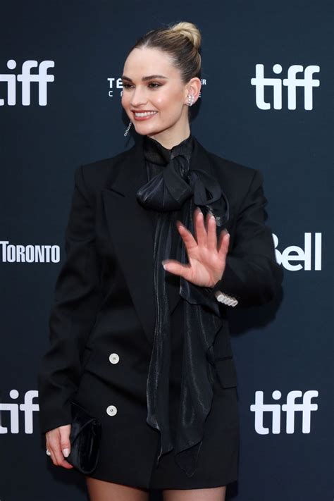 Lily James Whats Love Got To Do With It Premiere At Tiff In