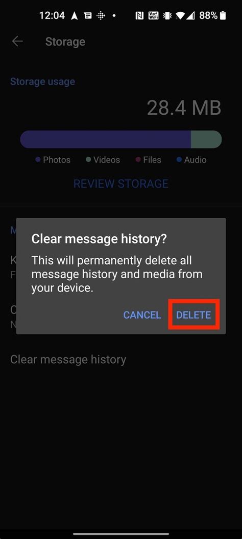 How To Erase Your Signal Chat History Completely Android Central