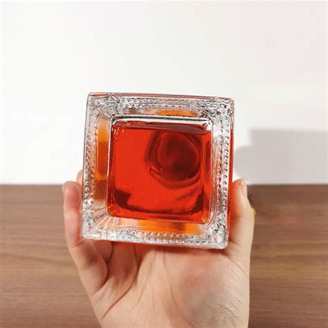 500ml Best Square Glass Liquor Bottle With Cork