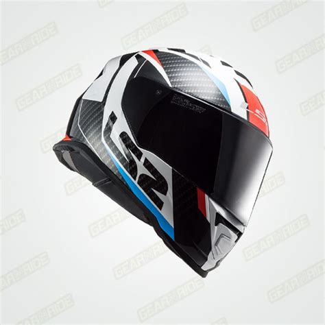 Ls2 Helmet Ff800 Strom Racer Blue Red Glossy Gear N Ride Shop