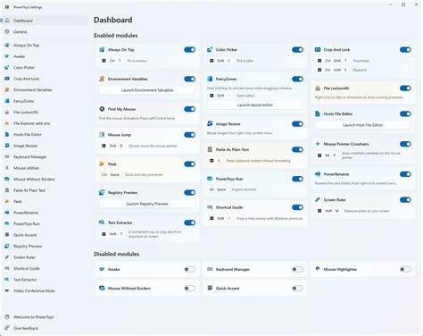 Powertoys Gets Updated With New Home Page Environmental Variables