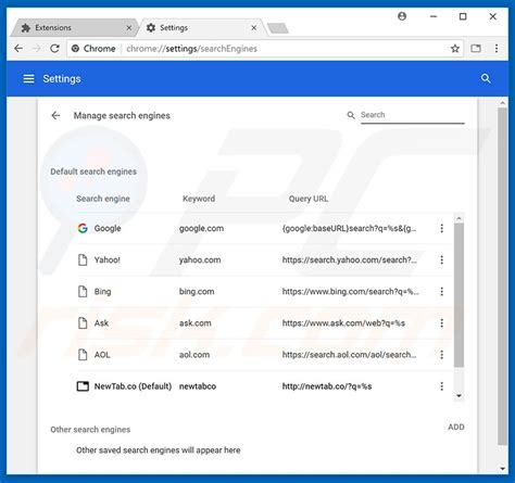Newtab Co Redirect Simple Removal Instructions Search Engine Fix Updated