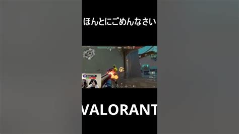 ほんとにごめんなさいvalorant ヴァロラント Youtube