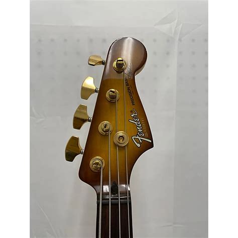Used Fender Used 1980s Fender Mij Precision Bass Lyte Brown Sunburst