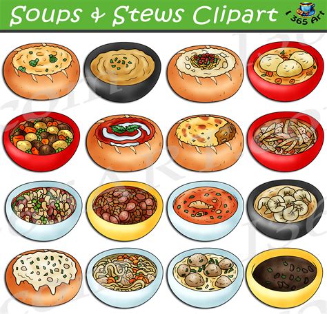 Soups And Stews Clipart Set Download Clipart 4 School