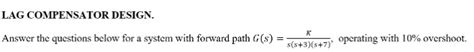 Solved Control Systems Rootlocus Transfer Functionsa What Chegg