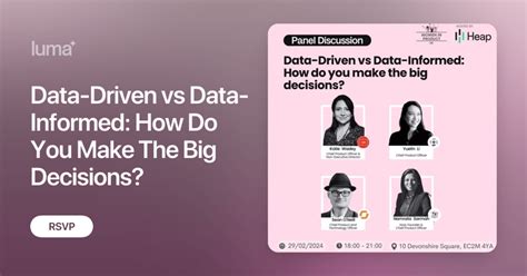 Data Driven Vs Data Informed How Do You Make The Big Decisions · Luma Namrata Sarmah Nam