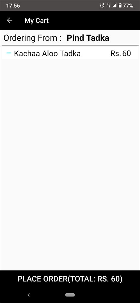 GitHub Harshub001 Food Ordering App