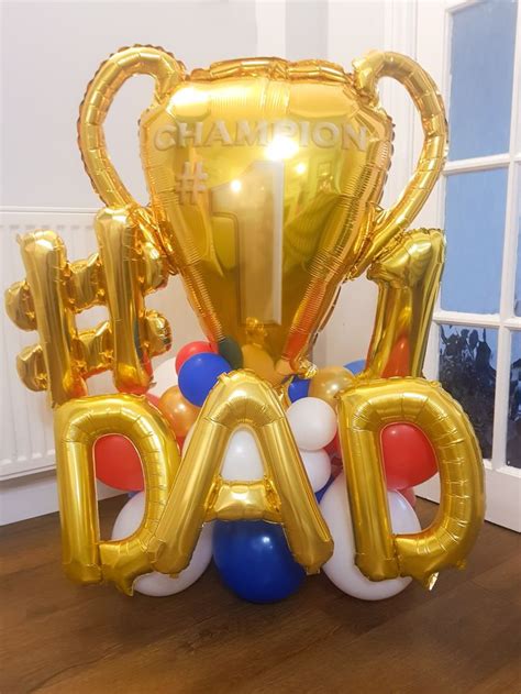 Best Dad Balloon Bouquet Balloon Decorations Party Balloons Balloon