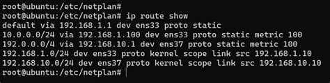 How To Set Up Permanent Static Routes In Ubuntu Server Netplan Method