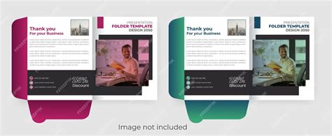 Premium Vector Business File Folder Design Template