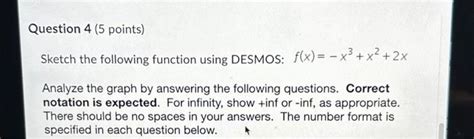solved question 4 5 points sketch the following function