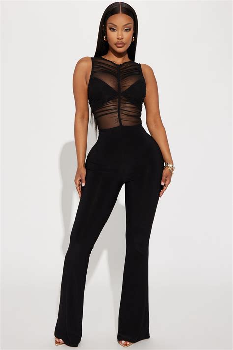 Sheer And Mesh Jumpsuits For Women Fashion Nova