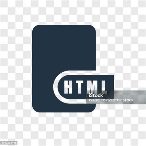 투명 한 배경 Html 투명도 로고 디자인에 고립 된 Html 벡터 아이콘 0명에 대한 스톡 벡터 아트 및 기타 이미지 0명