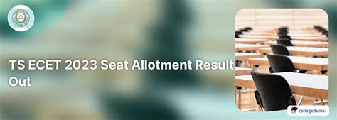 Ts Ecet 2023 Seat Allotment Result Out Check Details Here