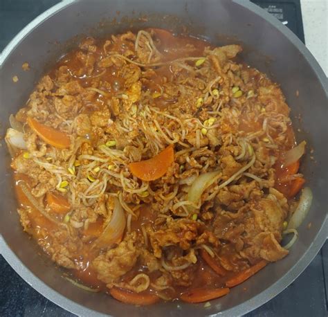 콩나물 불고기 콩불 만드는법 양념